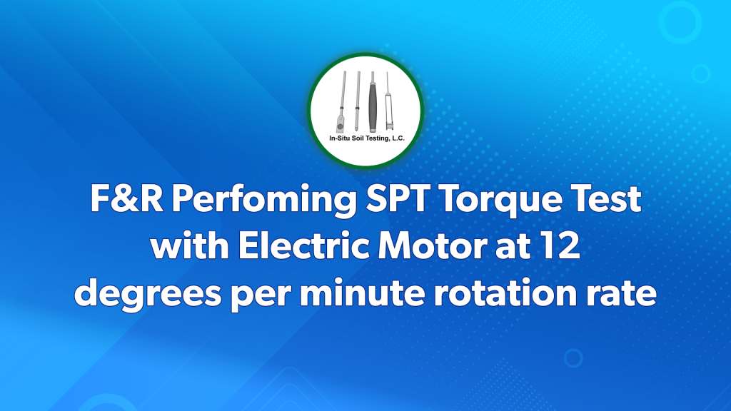 SPT Torque – In-Situ Soil Testing
